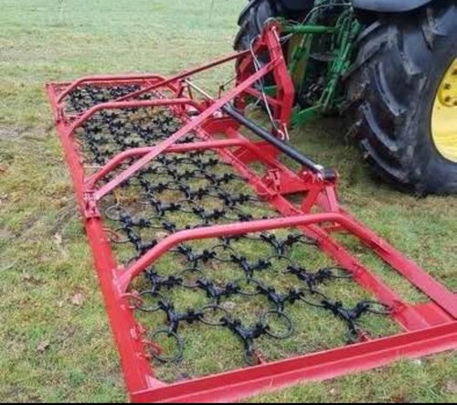 Chain Harrows, Heavy Duty Hydraulic Folding Tractor Mounted 3M 4M 5M 6M ...