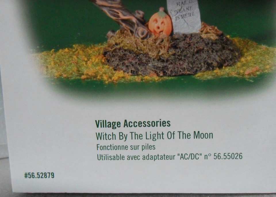 Witch by the Light of the Moon Dept 56 Halloween Village Accessory ...