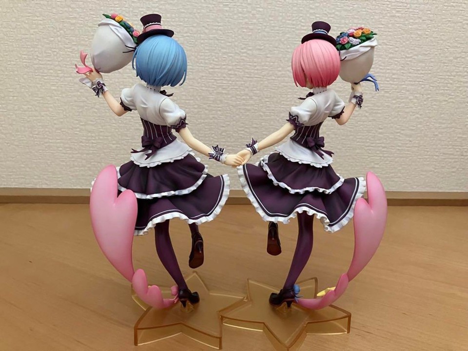 Re:Zero Ram & Rem Birthday Ver. Complete Set 1/7 Scale Figure Anime | eBay