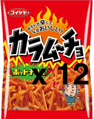 Potato Chips, Koikeya, Karamucho x 12bags Stick Type, Hot Chili from ...