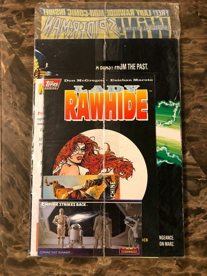 WIZARD Magazine #48 1995 SEALED STAR WARS WIDEVISION PROMO LADY RAWHIDE ...