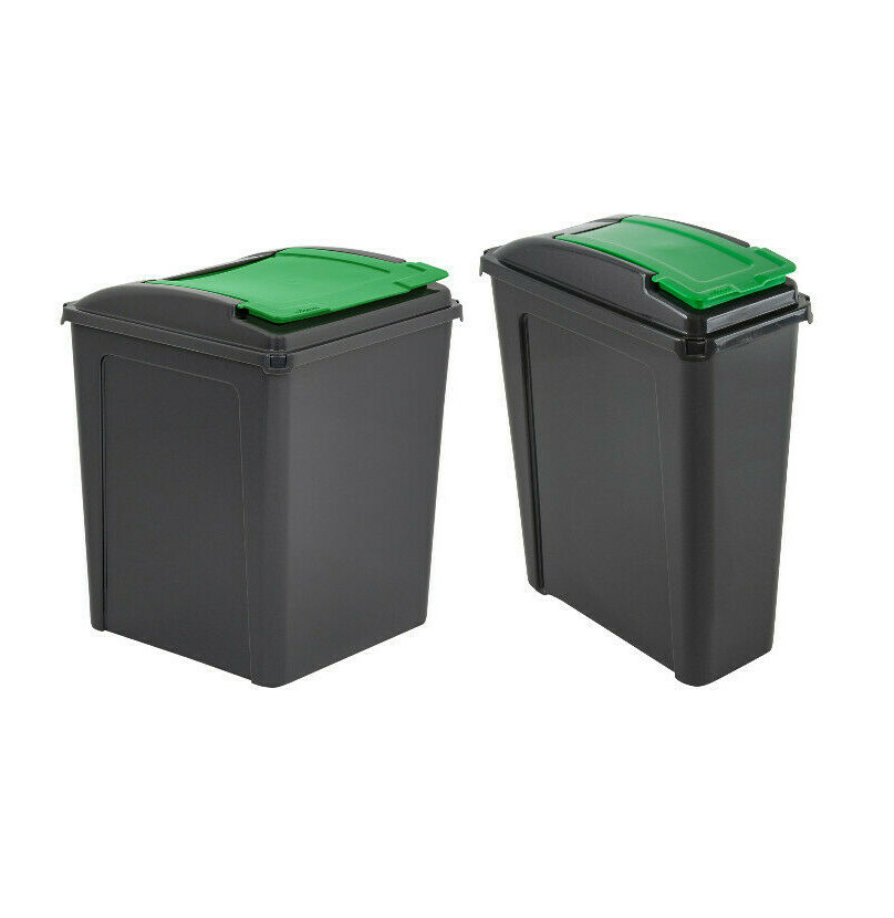 25L 50L Recycle Bin Waste Plastic Recycling Bin Kitchen Garden Dustbin ...