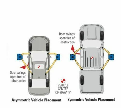 Forward I10 2-Post 10,000lb Bi-metric Lift w-3 Stage Front Arms. | eBay