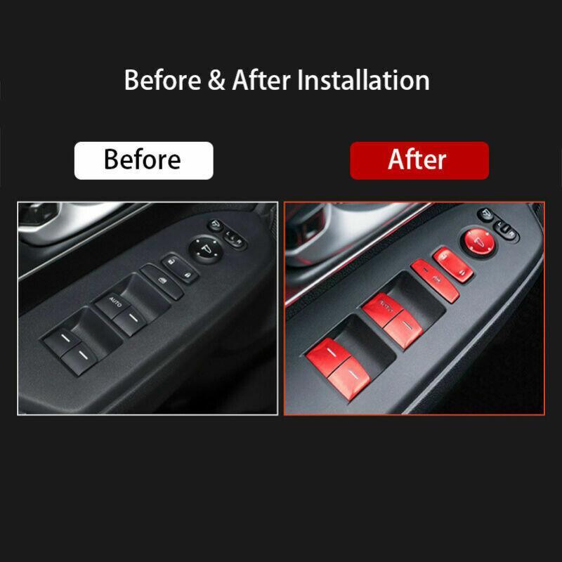 For Honda Car CRV 17-19 Aluminum 11PCS Window Switch Control Button ...
