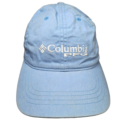 Columbia PFG Blue/White Unisex Hat Cap Adjustable Logo One Size Fits ...