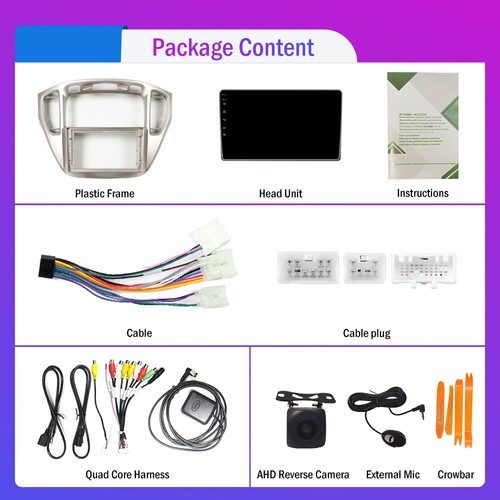 For Toyota Highlander 2002 Carplay Android Car Stereo Radio GPS Navi ...