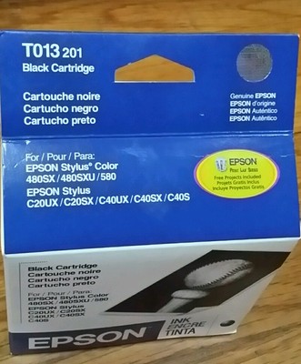 Epson Black Ink Cartridge T013 (201) new in box | eBay