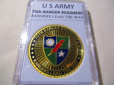 U S Army 75TH Ranger Regiment Challenge Coin | eBay