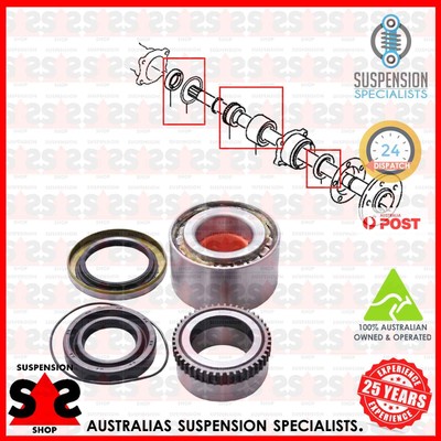 Rear Axle Wheel Bearing Kit Suit MITSUBISHI Starwagon 3.0 (PD6W) DELICA ...