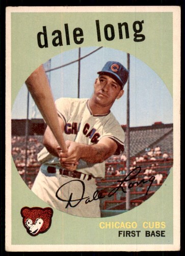 1959 Topps Dale Long 102 Baseball Cards #414 | eBay