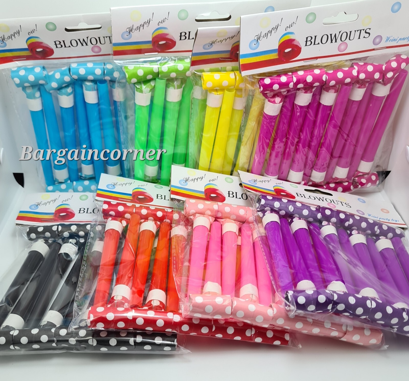 Party Blowouts Whistle Polka Dot Parties Blowers Blowout Party Whistle ...