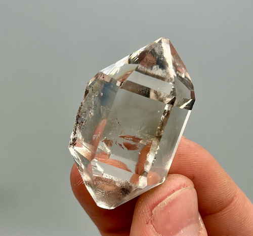 34.49 g A+ Grade Herkimer Diamond Gem, Light Smoky Phantom, Perfect ...