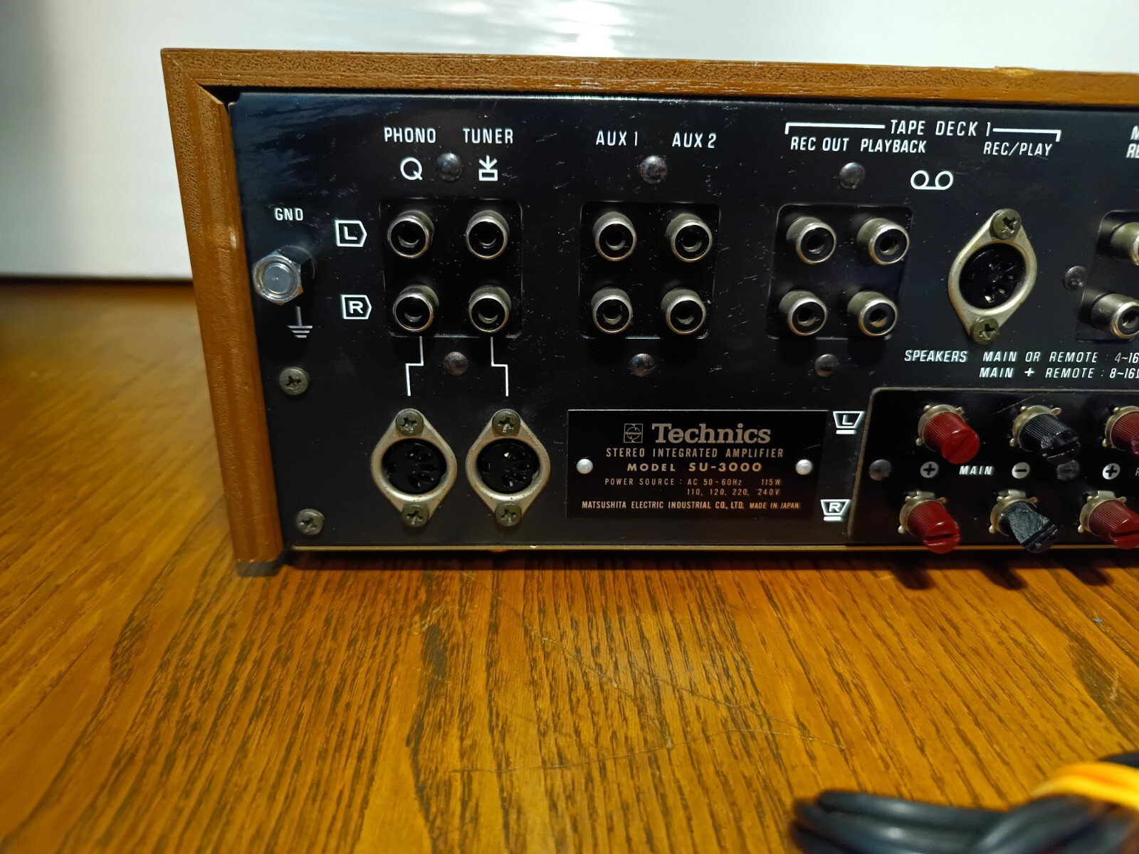 Vintage Technics SU-3000 Integrated Hi-Fi Separates Amplifier 70's MIJ ...