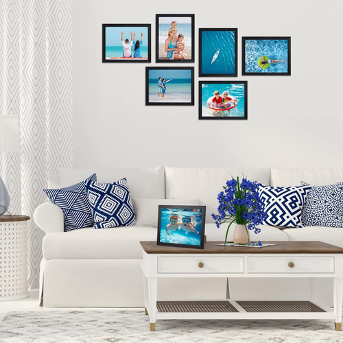 Black 8.5x11 Picture Frame Set of 12, Multi 8.5 x 11 Frames Bulk for ...