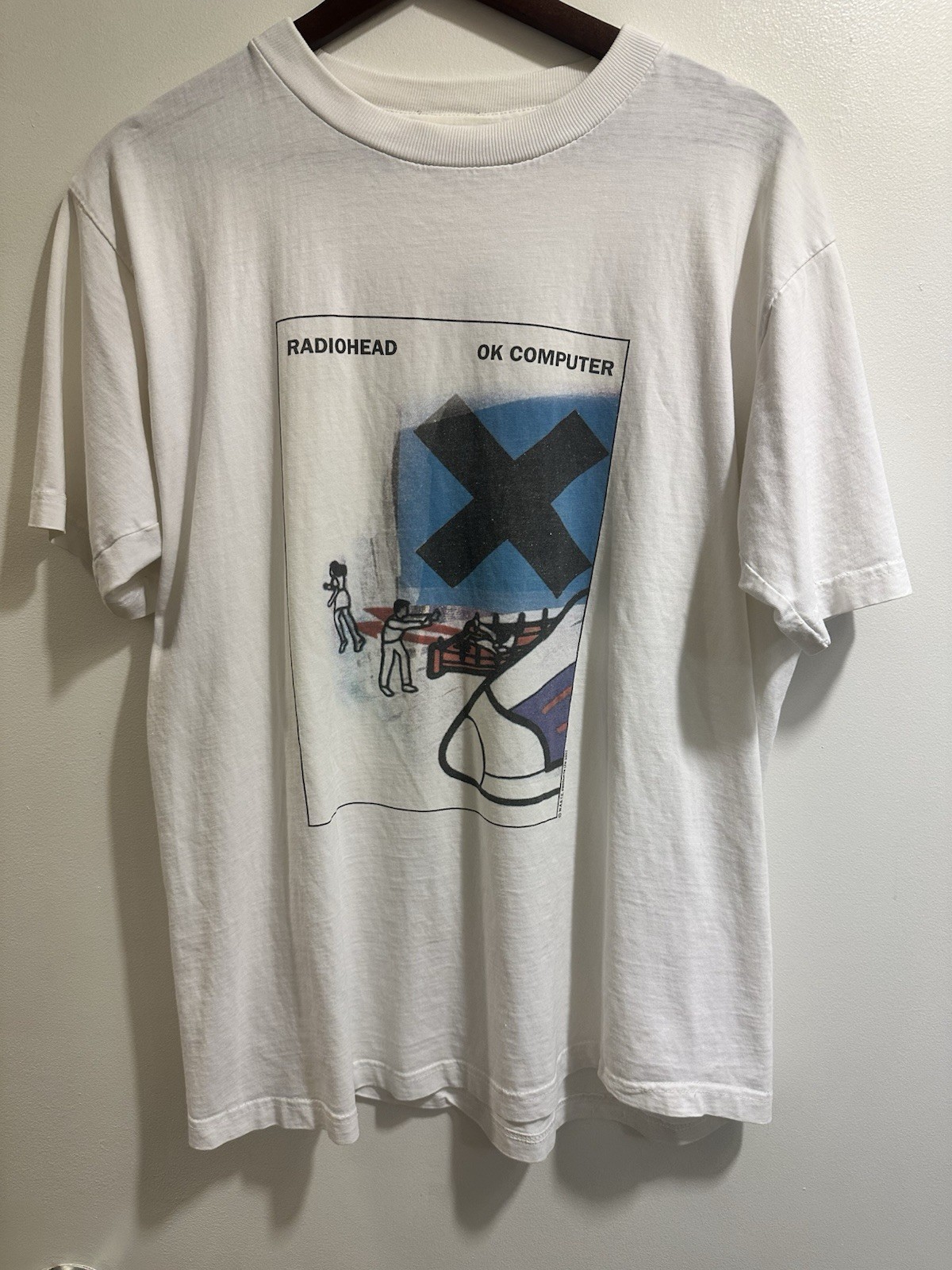 Vintage 1997 Radiohead Ok Computer Shirt Large - Gem