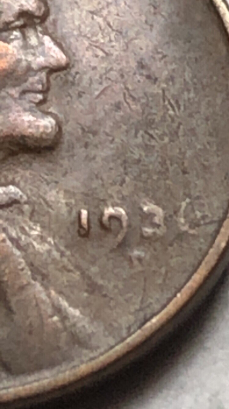 1936 D Lincoln Wheat Penny Grease Mint Error, Lamination Error Coin Lot ...