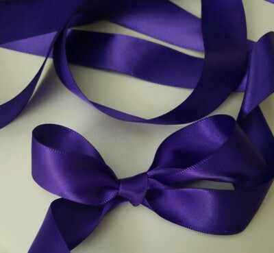 Purple Haze Double-Faced Satin Ribbon 10 Yards Gift Wrap Arts Craft ...