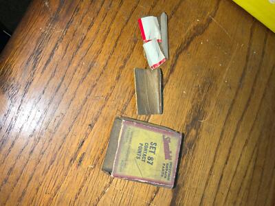 Vintage Shurhit Ignition Repair Parts "Set-87" Contact Points In ...