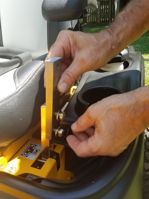 Zero Turn Mower Steering Arm Extension Kit MORE leg room Fits Hustler ...