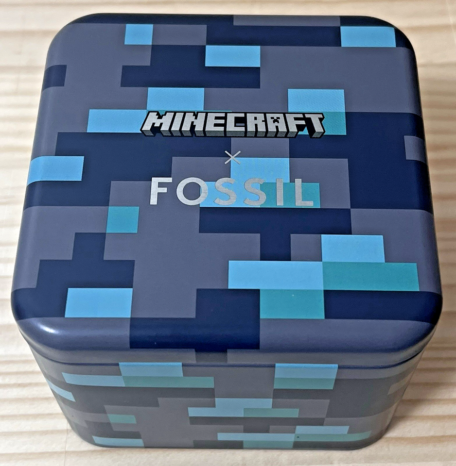 Authentic Minecraft x Fossil LE1205 Limited Edition Chronograph Watch ...