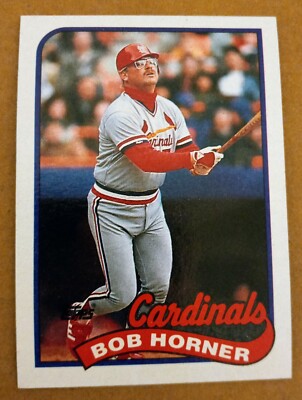 1989 Topps BOB HORNER Baseball Card #510. ST. LOUIS CARDINALS | eBay