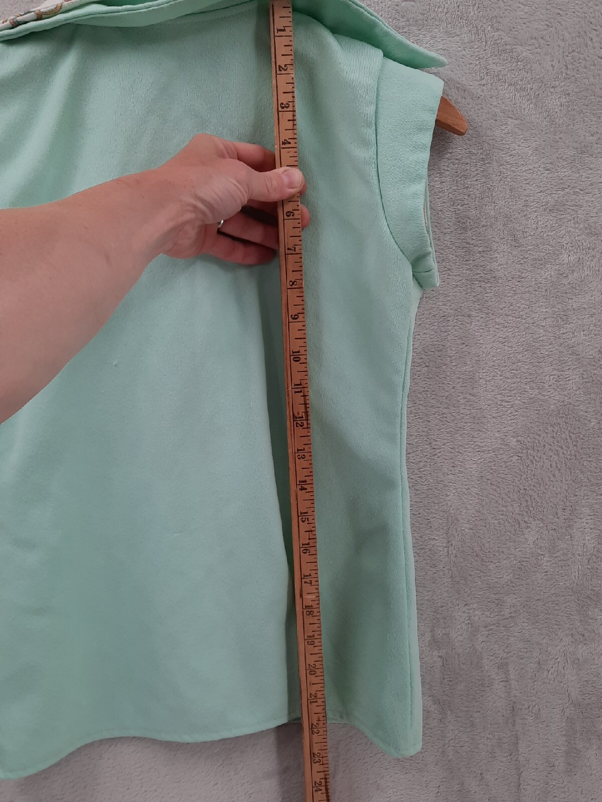 Vintage 70s Double Butterfly Collar Cap Sleeve Fitted… - Gem