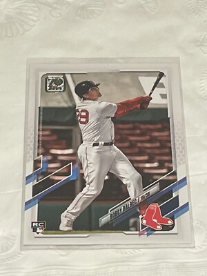2021 Topps #26 BOBBY DALBEC RC Rookie Baseball MLB Red Sox Trading Card ...