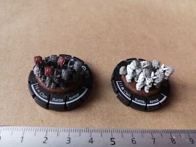 2 x CLAN BATTLE ARMOR (1x 019, 1x 021) MECHWARRIOR MINIATURE/M766 | eBay