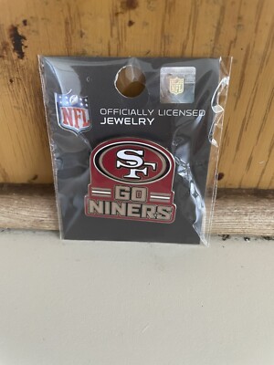 49ers pin “Go Niners” 🔥🔥slogan pin 🔥🔥NFL hat lapel collector 🏈🏈NEW ...