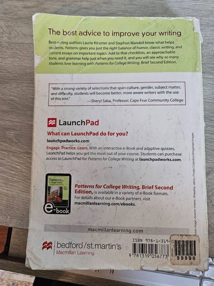 Patterns for College Writing, Brief Second Edition - Paperback ...