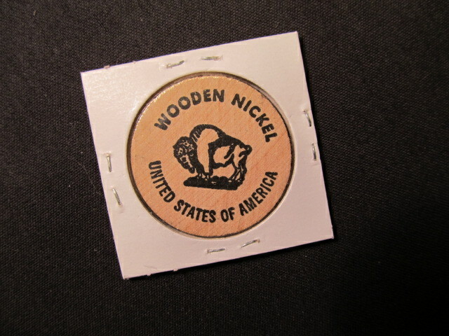 1978 Newburg, Iowa Wooden Nickel Token - Newburg, IA Centennial Wood ...