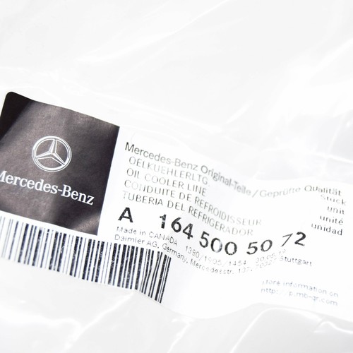 NEW MB ML W164 TRANSMISSION OIL COOLER OUTLET LINE A1645005072 NO DUTY ...