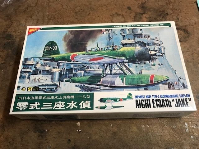 Rare Nichimo Aichi E13A1b Type-0 Jake...Kit S-4803 ..1/48 | eBay