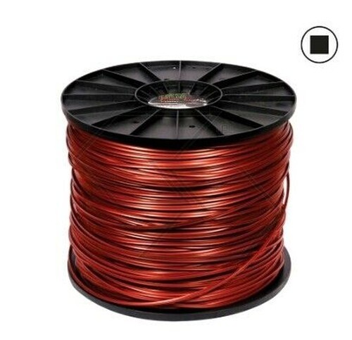 Coil 8 KG Cable for Trimmer Coex Line Squares Ø 4,0 MM Length 660 M ...