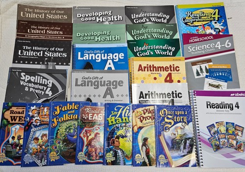 Abeka 4th Grade Curriculum - All teacher materials + reading program | eBay