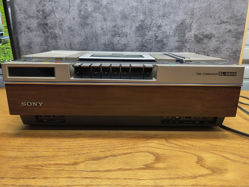 Vintage Sony SL-5800 Betamax Video Cassette Recorder | eBay