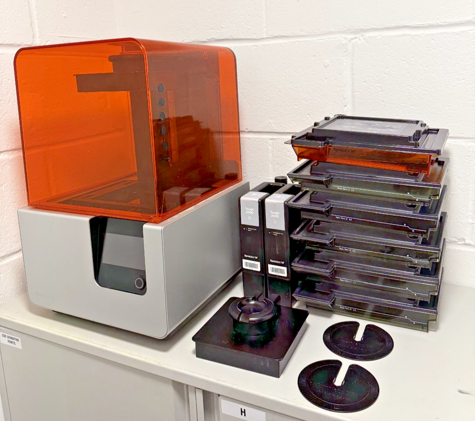 Formlabs Form 2 3D Printer Bundle + Tough 2000 Resin x2 + 5 Tanks + 2 ...