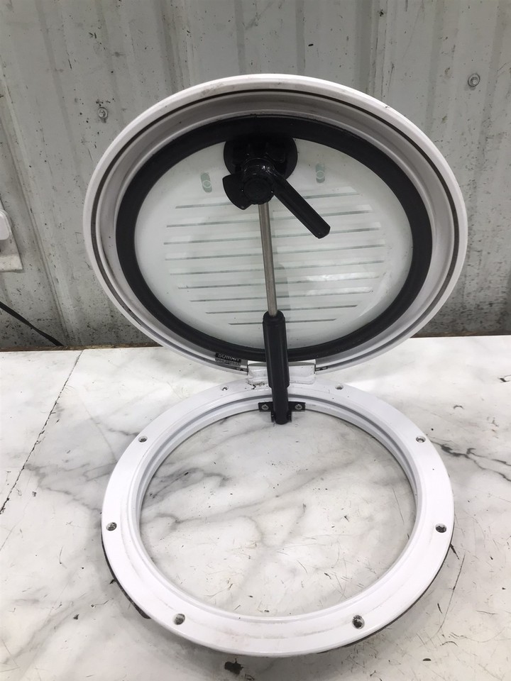 03 Doral 360 SE Boat Bomar 12 in inch round circular hatch window | eBay