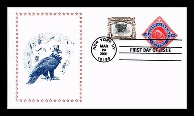 PAN AMERICAN EXPO CENTENARY 80c BUFFALO INVERTED TRUCK COMBO EAGLE ...