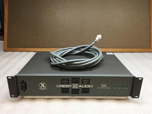 Crest Audio 5A Power Supply For Mixing Consoles X Series w/ 7-Pin Cable ...