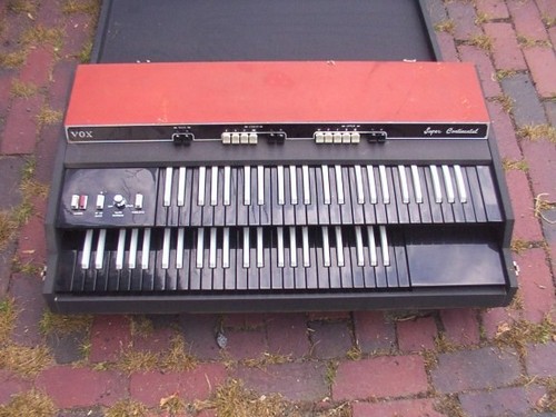 Vintage VOX Super Continental Keyboard Organ RARE old Psychedelic Psych ...