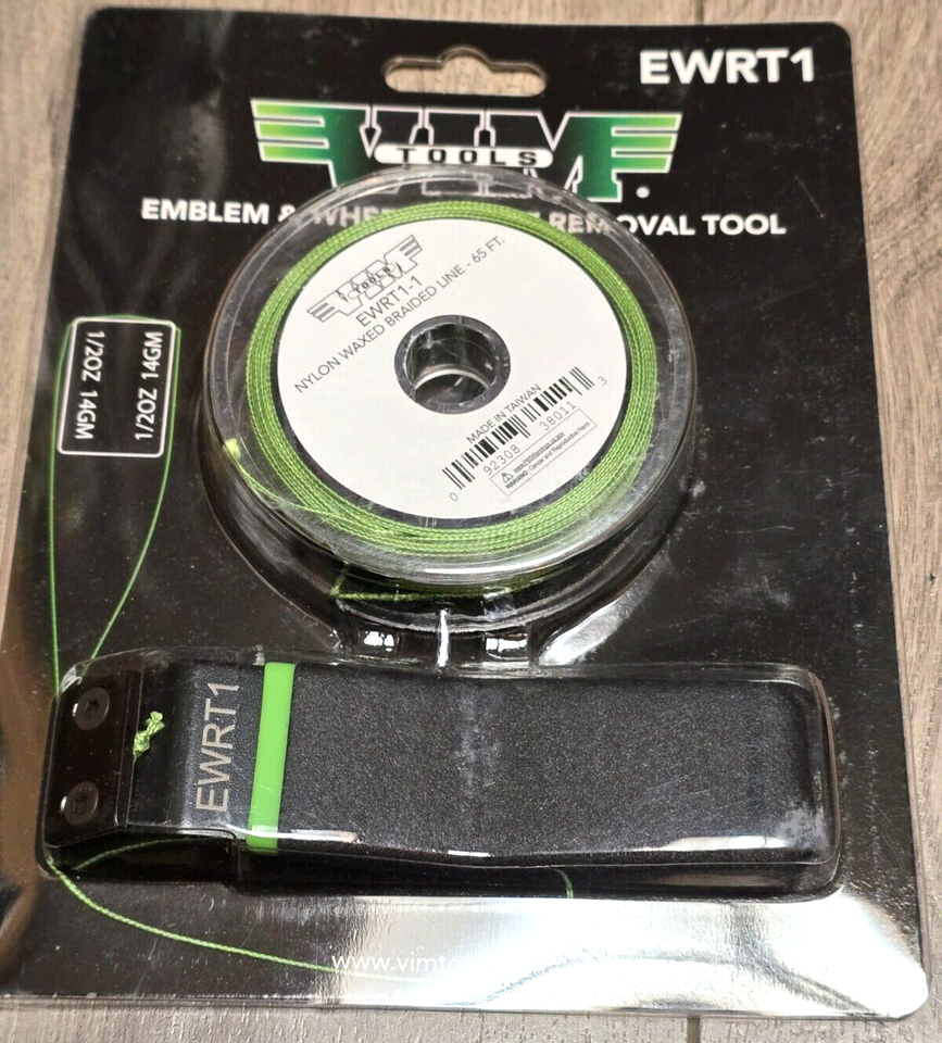 Vim Tools Emblem & Wheel Weight Removal Tool w/ 65' Nylon String #EWRT1