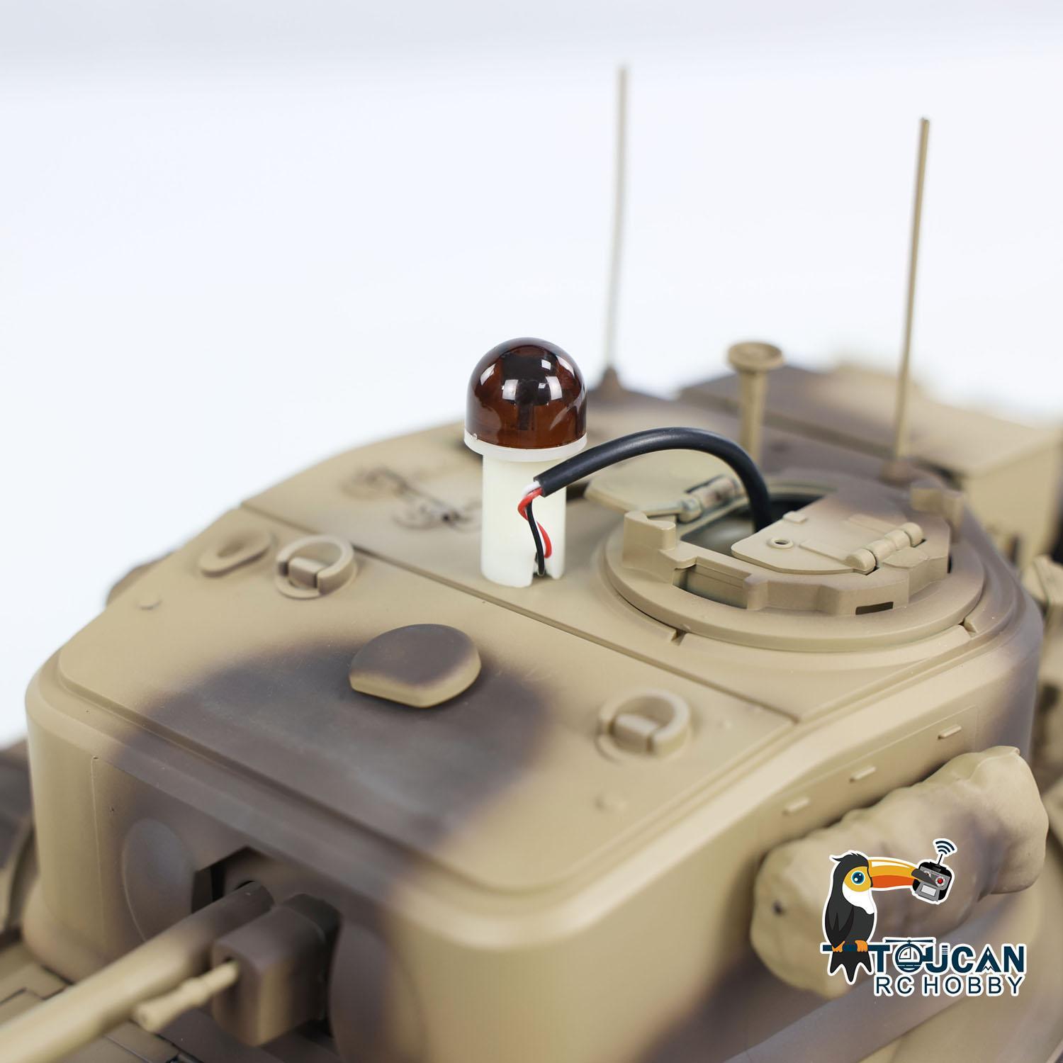 1/16 Tongde RTR RC Tank Churchill Mk.VII Metal Track IR Battle Tank ...