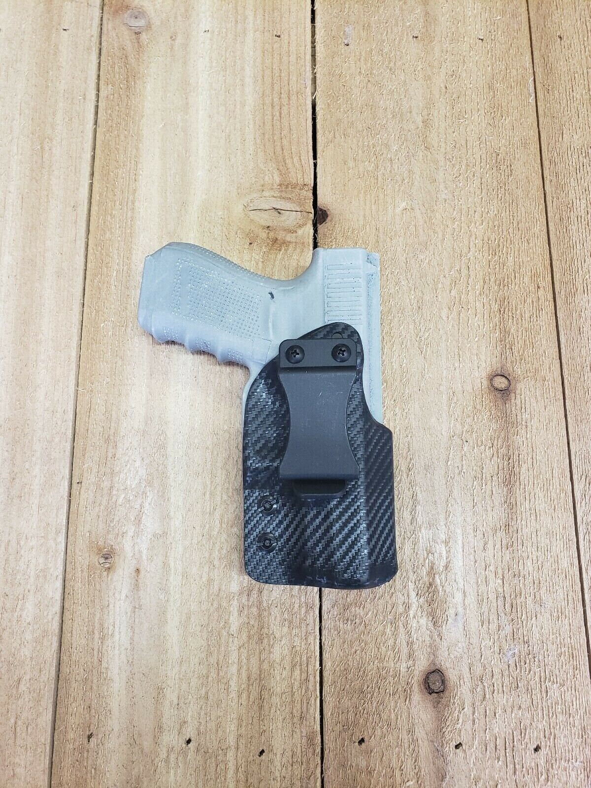 Fits Glock 19, 23, 32 Red Dot RMR Ready Carbon Black Kydex IWB holster ...
