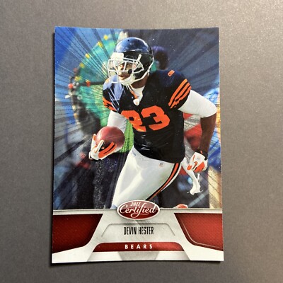 2011 Certified Platinum Devin Hester RED Chicago Bears Miami Hurricanes ...