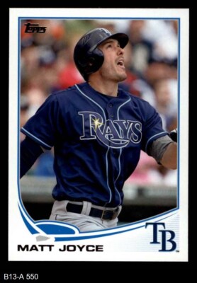 2013 Topps #550 Matt Joyce Rays 8 - NM/MT | eBay