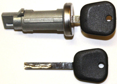 Replacement GM Ignition Key Lock Cylinder With 2 Transponder Chip Keys ...