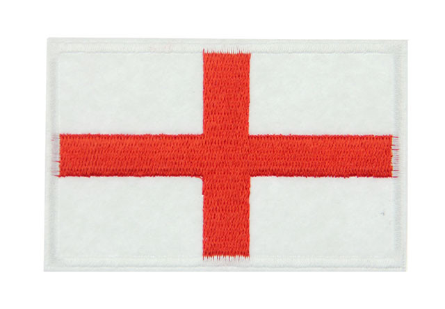 St George's Cross Patch England UK National Flag English Sew Iron Badge ...