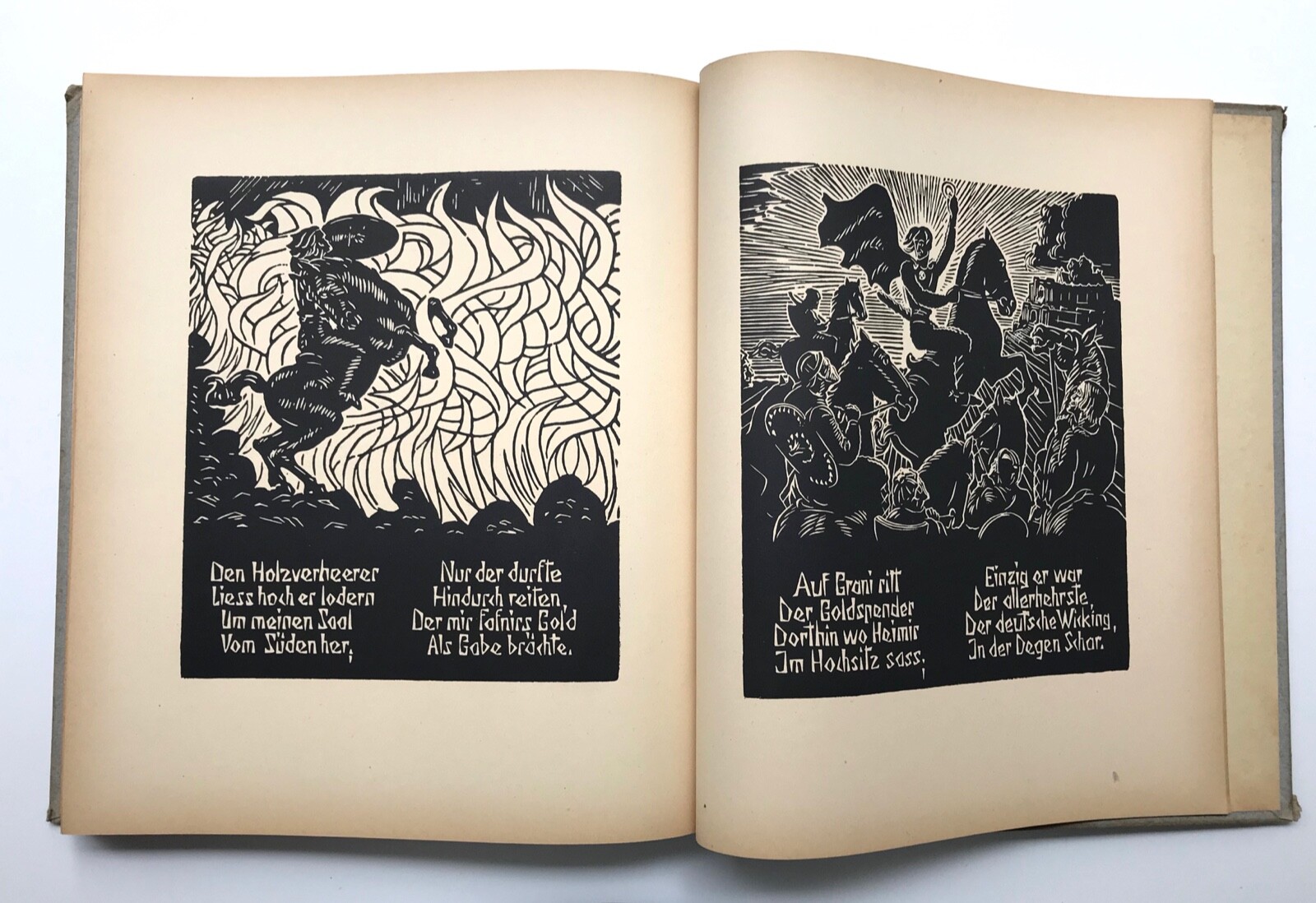 Edda, Wöhlundlied nach Holzschnitten von Klaus Wrage 1926 | eBay.de