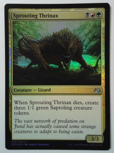 Sprouting Thrinax *FOIL Uncommon* Magic MtG x1 Modern Masters 2017 SP ...